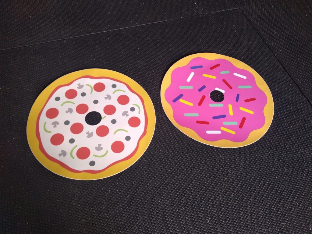 Plate Snacks: Donut & Pizza Weight Plates - Garage Gym Ideas