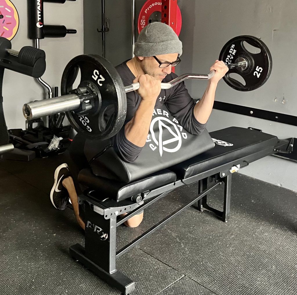 IFAST Fitness Preacher Curl Bar Review - Garage Gym Ideas